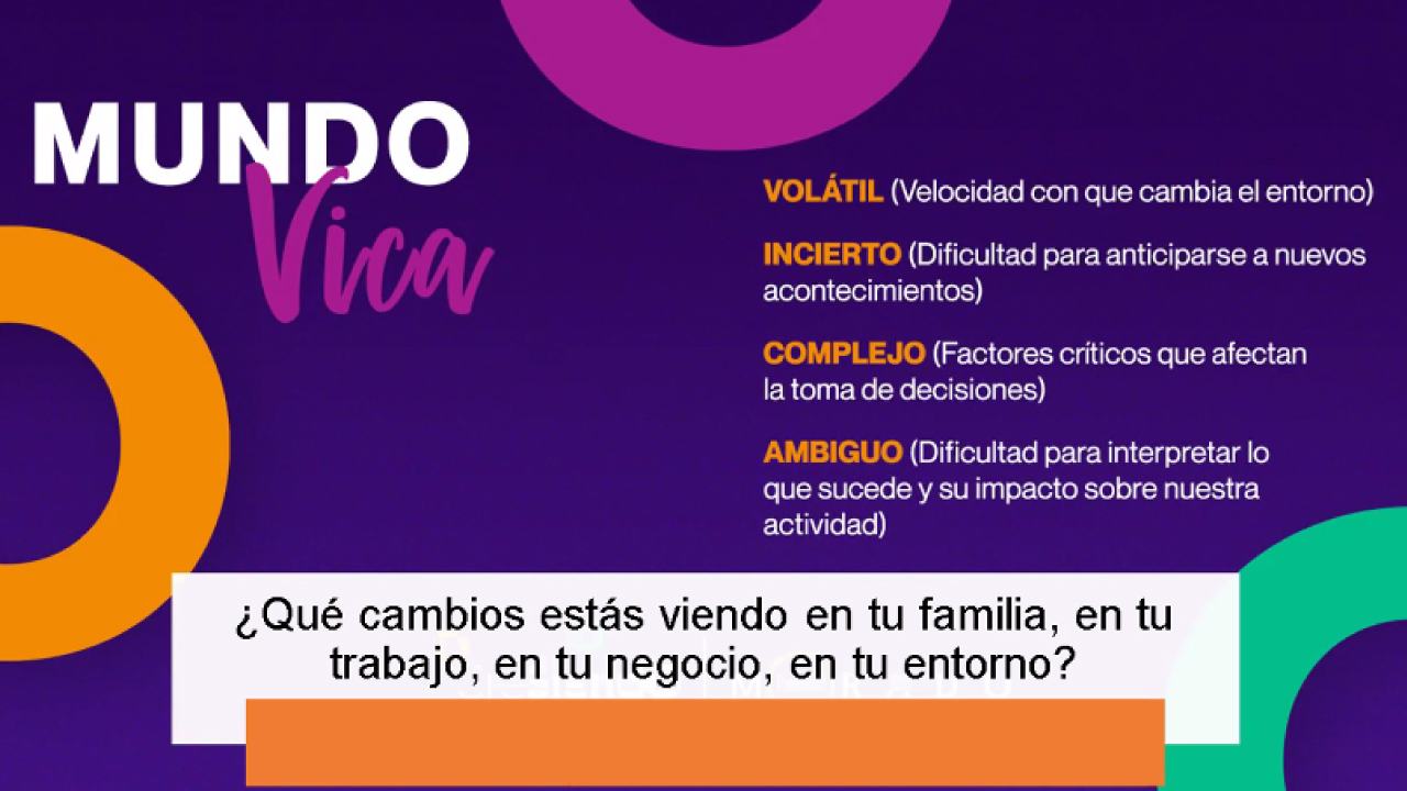 Conferencia “Pospandemia: Soluciones ante el Mundo VICA”. - Univa