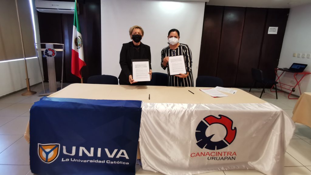 Firma de convenio CANACINTRA-UNIVA - Univa