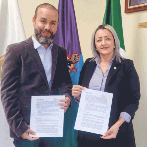 Firma del convenio de colaboracion con la Fundacion Escuela Para la Vida “Decroly zamora” y ...